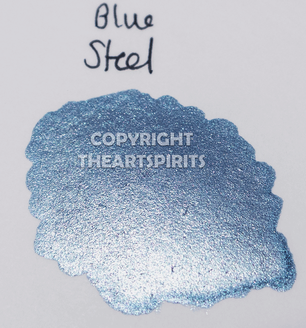 Blue Steel FULL PAN - Handmade Watercolor Paints (metallic gold) – The ...