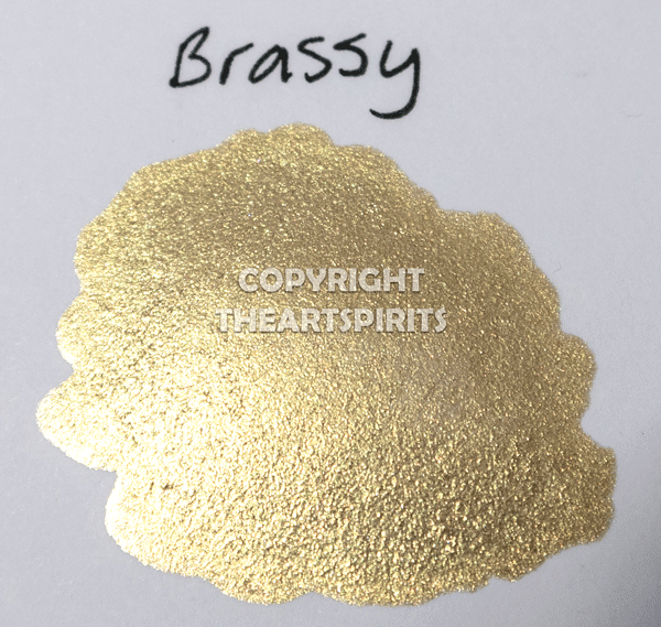 Brassy FULL PAN - Handmade Watercolor Paints (metallic gold) – The Art ...