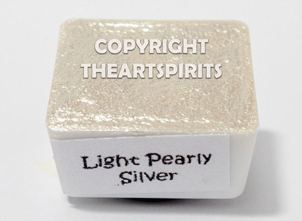 Light Pearly Silver - Handmade Watercolor Paints (metallic) – The Art ...