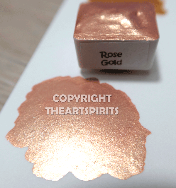 Rose Gold - Handmade Watercolor Paints (metallic) – The Art Spirits