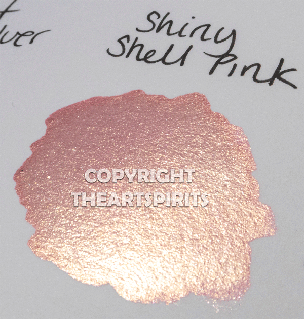 Shiny Shell Pink - Handmade Watercolor Paints (sparkly metallic) – The ...